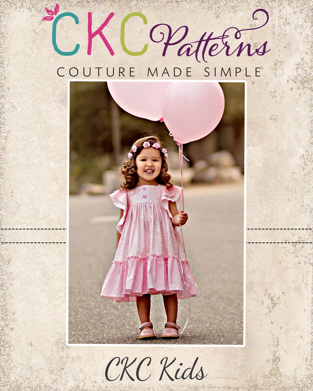 Emily's Angel Sleeve Dress PDF Pattern in Sizes Newborn to 8 Kids - Etsy