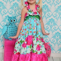 Girls Maxi Dress - Etsy