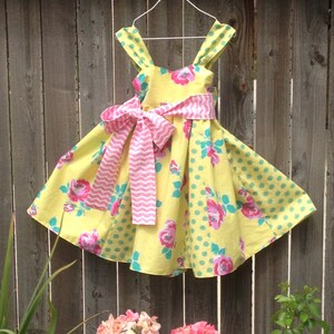 Gwen's Sweetheart Godet Dress PDF Pattern Size 6-12 Months to 8 Kids ...