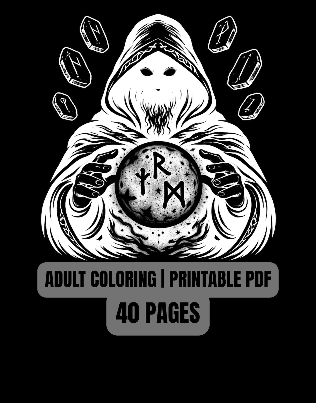 Dark Norse Mythology Coloring Book | Shadow Gods & Valkyries | Medium ...
