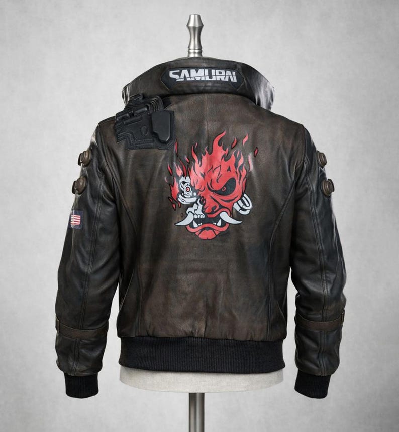 Chaqueta samurái inspirada en Cyberpunk 2077 / Disfraz de cosplay de ...