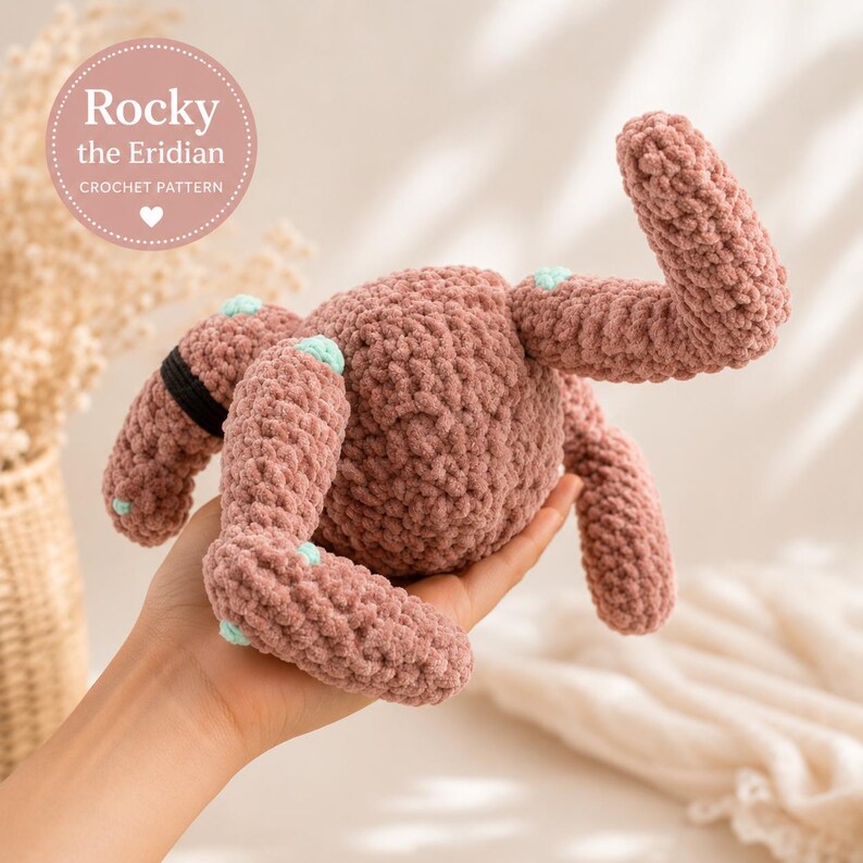 Rocky the Eridian Crochet Pattern PDF | Project Hail Mary Amigurumi ...