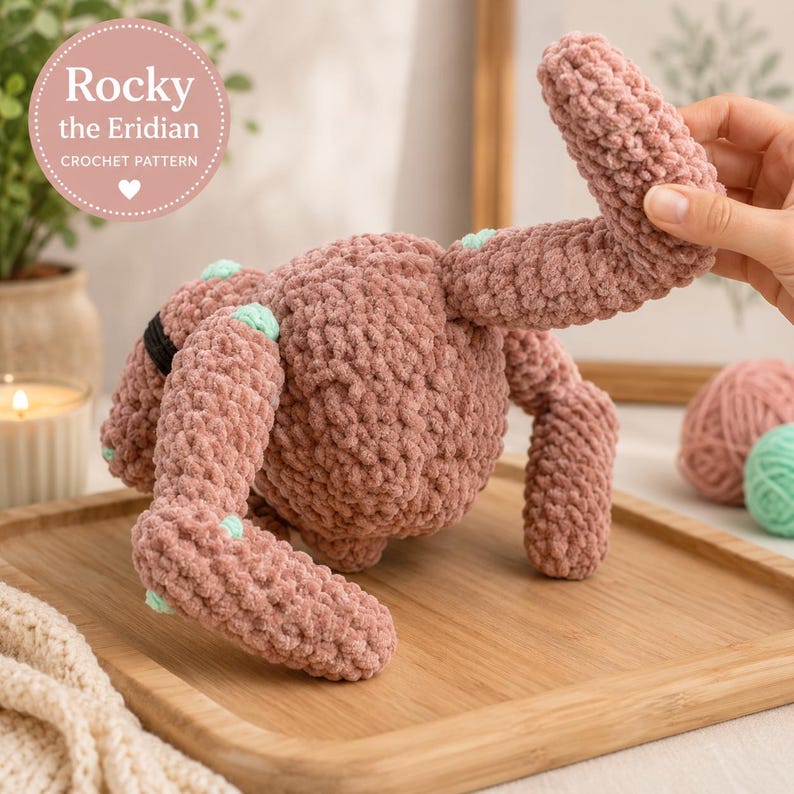 Rocky the Eridian Crochet Pattern PDF | Project Hail Mary Amigurumi ...