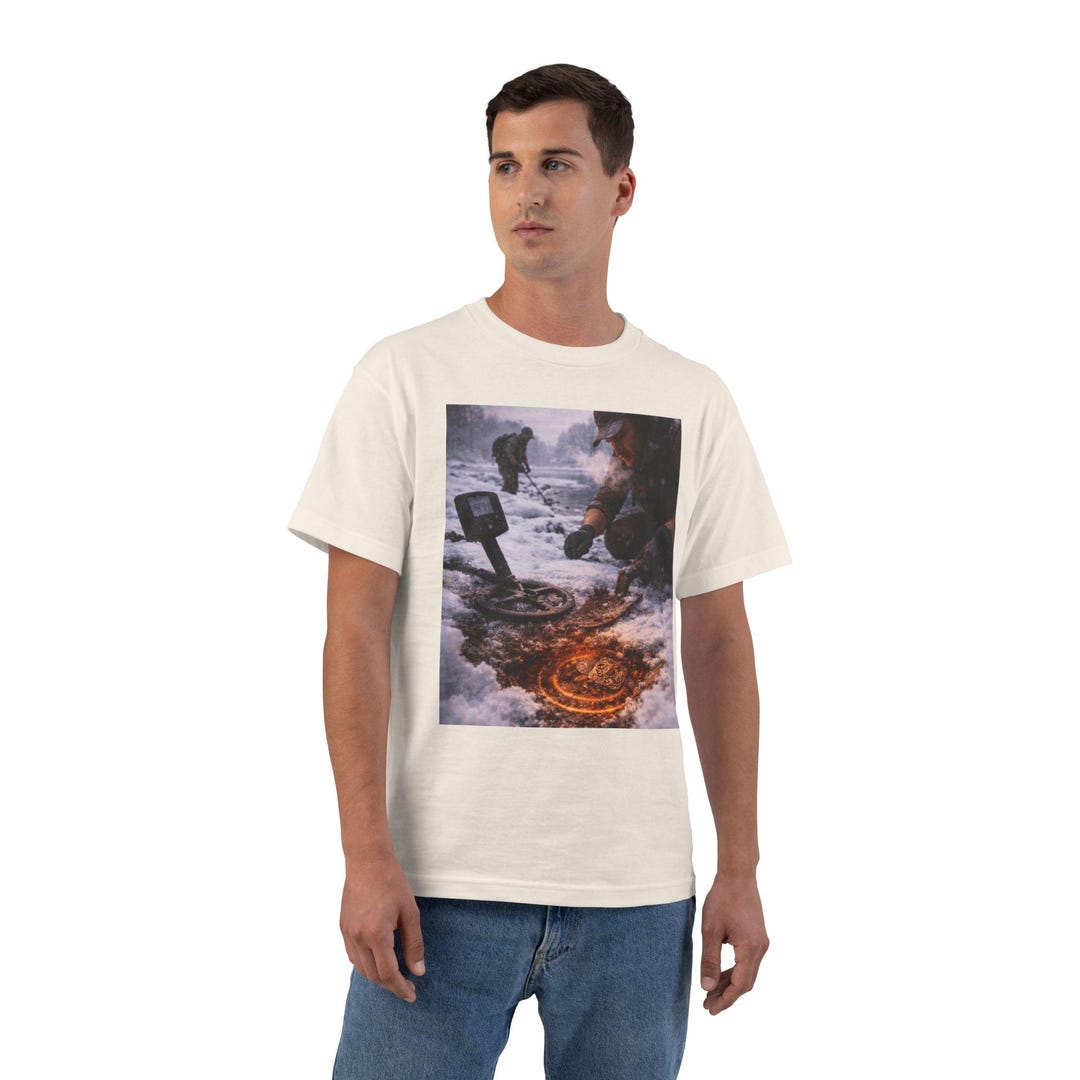 Metal Detector Graphic T-shirt | Treasure Hunt | Hobby Outdoors Tee - Etsy