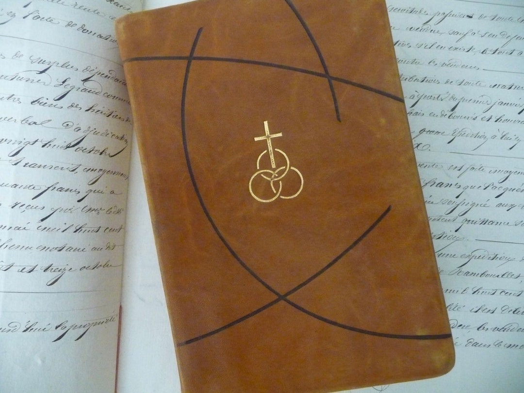 Antique French Missal Missel Book, Leather Book With Cover, Religious ...