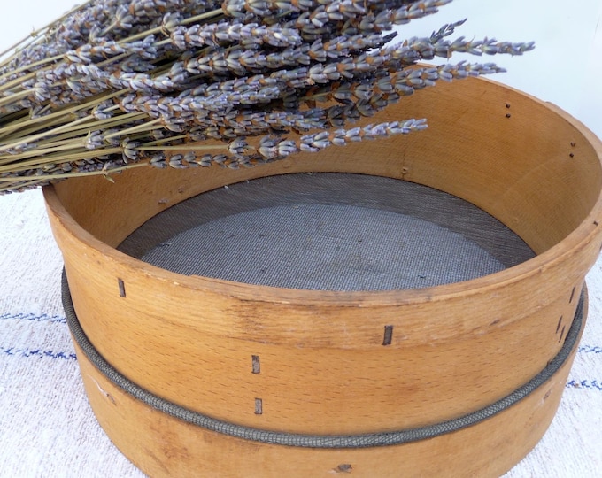 Vintage Sifter Grain Flour Sifter Sieve Strainer Screen Farmhouse ...