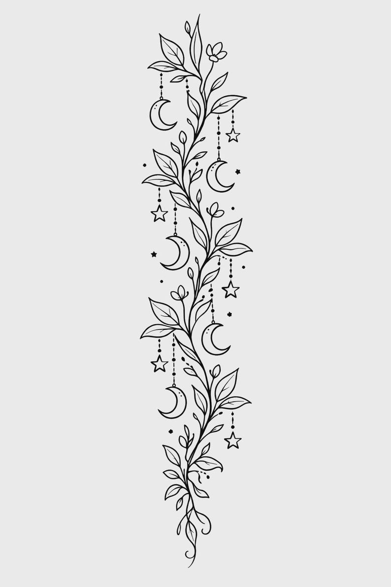 Mystical Moon Coloring Book for Adults | Celestial Lunar Phases, Witchy ...