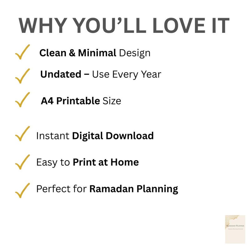 Ramadan Planner Printable | Minimal Islamic Daily, Iftar, Gratitude ...