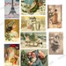 Joyeux Noel French Christmas Clip Art Digital Collage Sheet - INSTANT ...