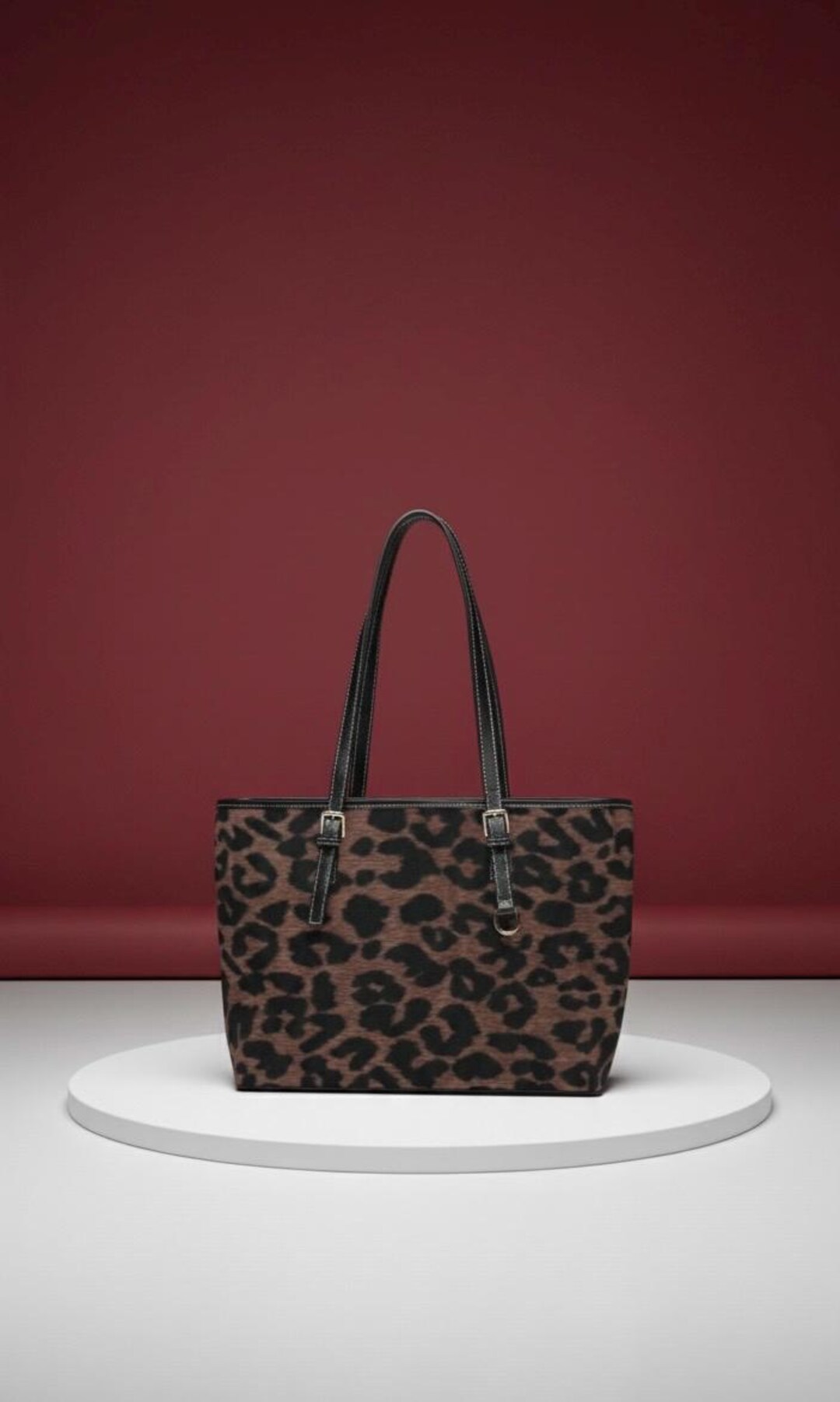 Leopard Animal Print Shoulder Bag Leather - Etsy