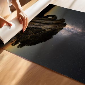 Milky Way Rising Over an Ancient Tree| Fine Art Print | Vertical ...