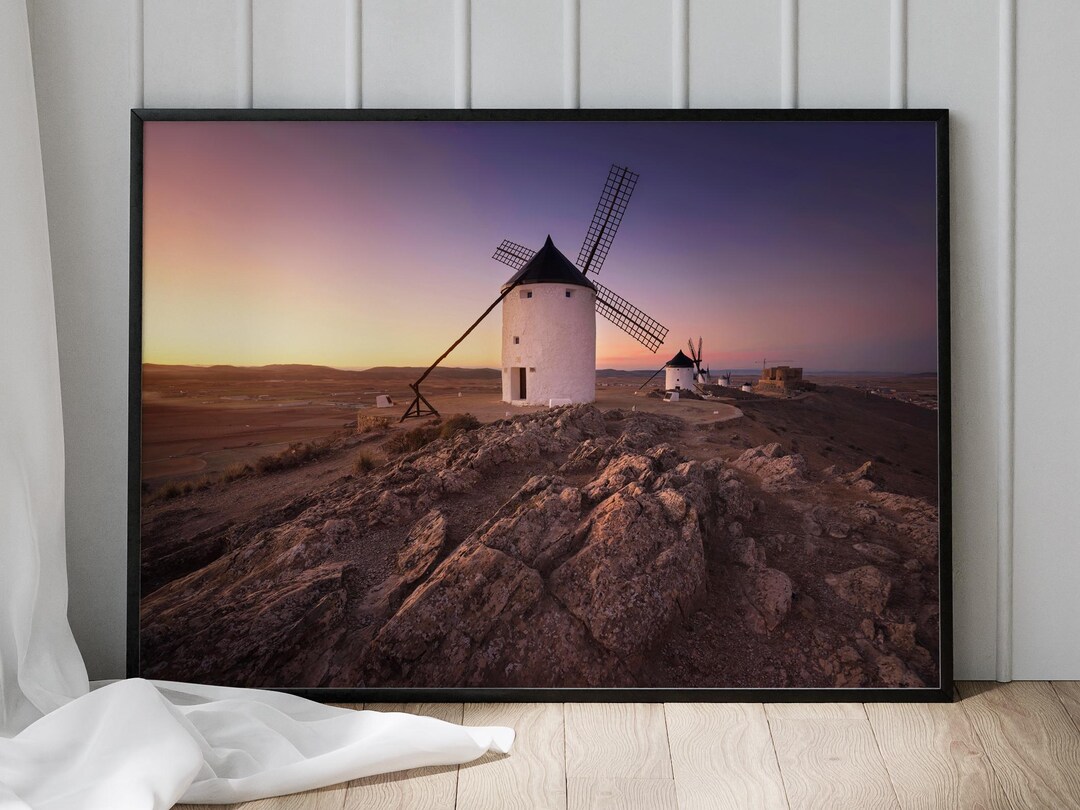 La Mancha Windmills Fine Art Print | Consuegra Spain Landscape Photo ...