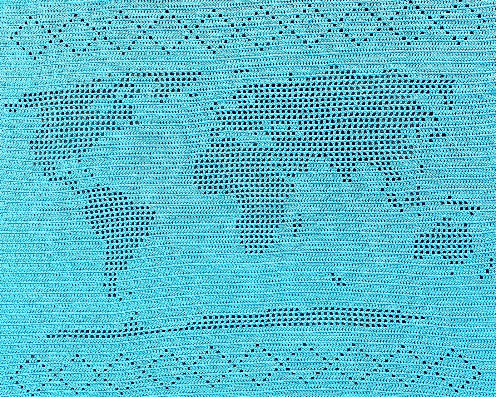 Crochet Afghan Pattern World Map - Etsy