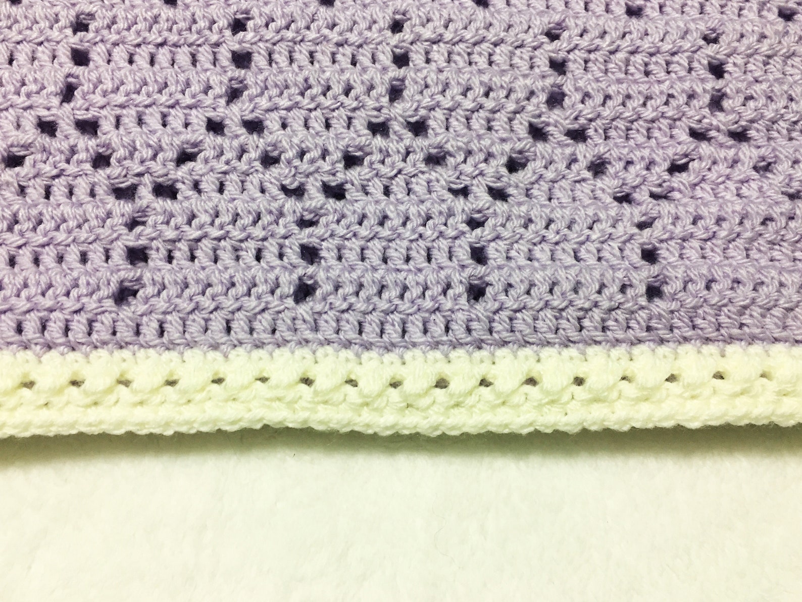 Crochet Afghan Wishbone Pattern | Etsy