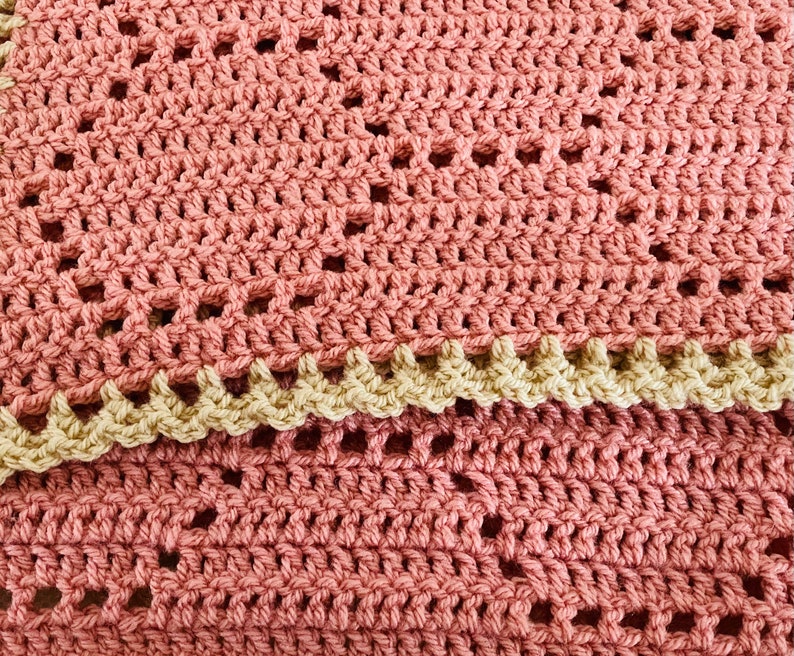 Crochet Blanket Pattern Honeycomb - Etsy