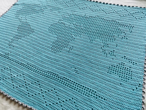 Crochet Blanket Pattern World Map - Etsy