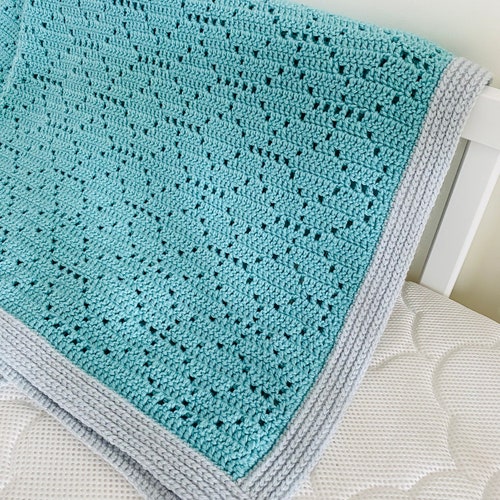 Crochet Afghan Wishbone Pattern - Etsy