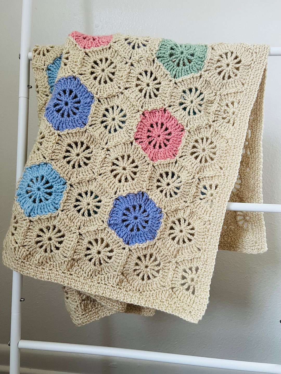 Crochet Afghan Pattern Ferris Wheel - Etsy
