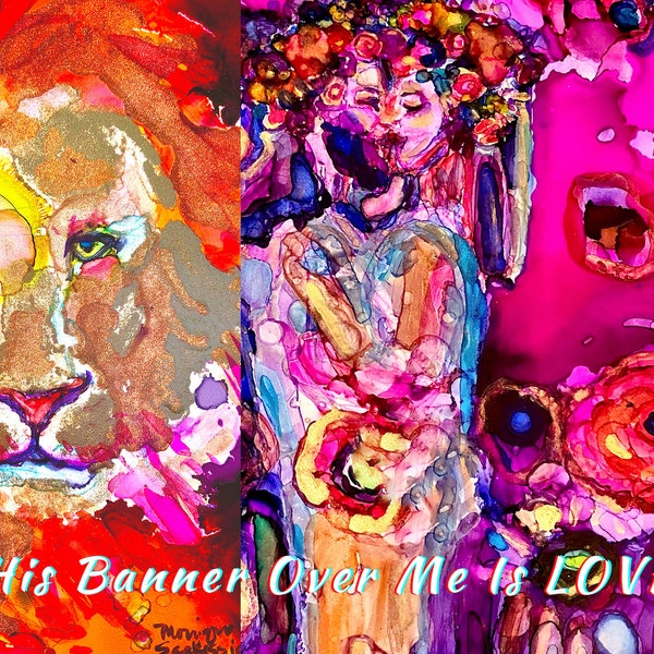 His Banner Over Me - Etsy