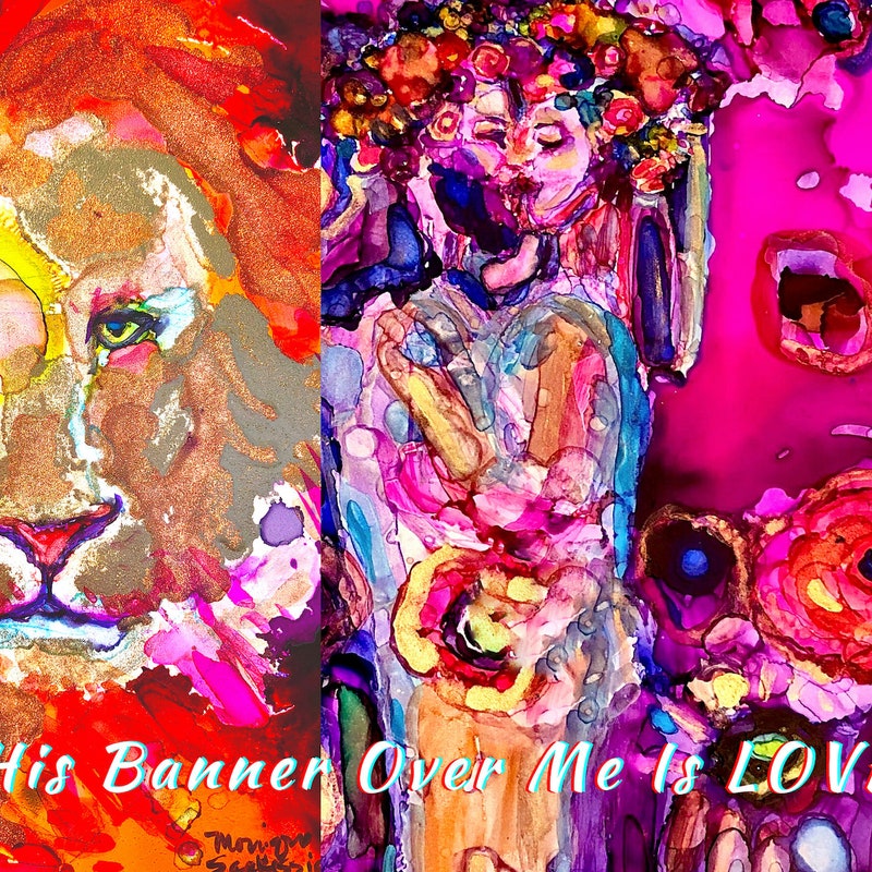 His Banner Over Me - Etsy
