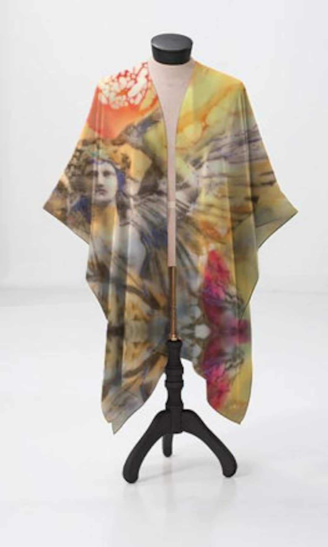 Angel Heaven Worship Wear Mantle Prophetic Large Dance Covering Artsy ...