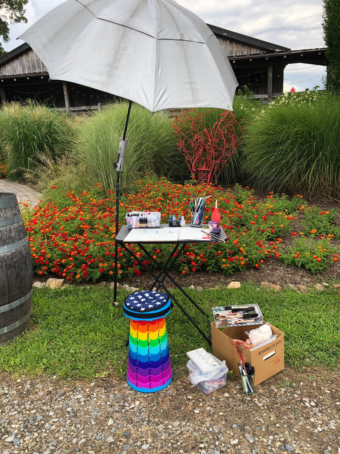 ALCOHOL INK VINEYARD Grapes Plein Air Painting Fruitful Vine - Etsy