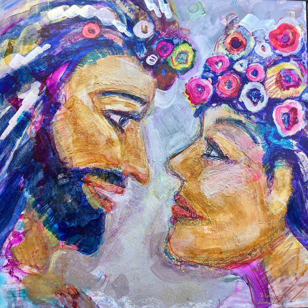GET FREE SHIPPING Today Inspiring Prophetic Art King Jesus and Queen ...