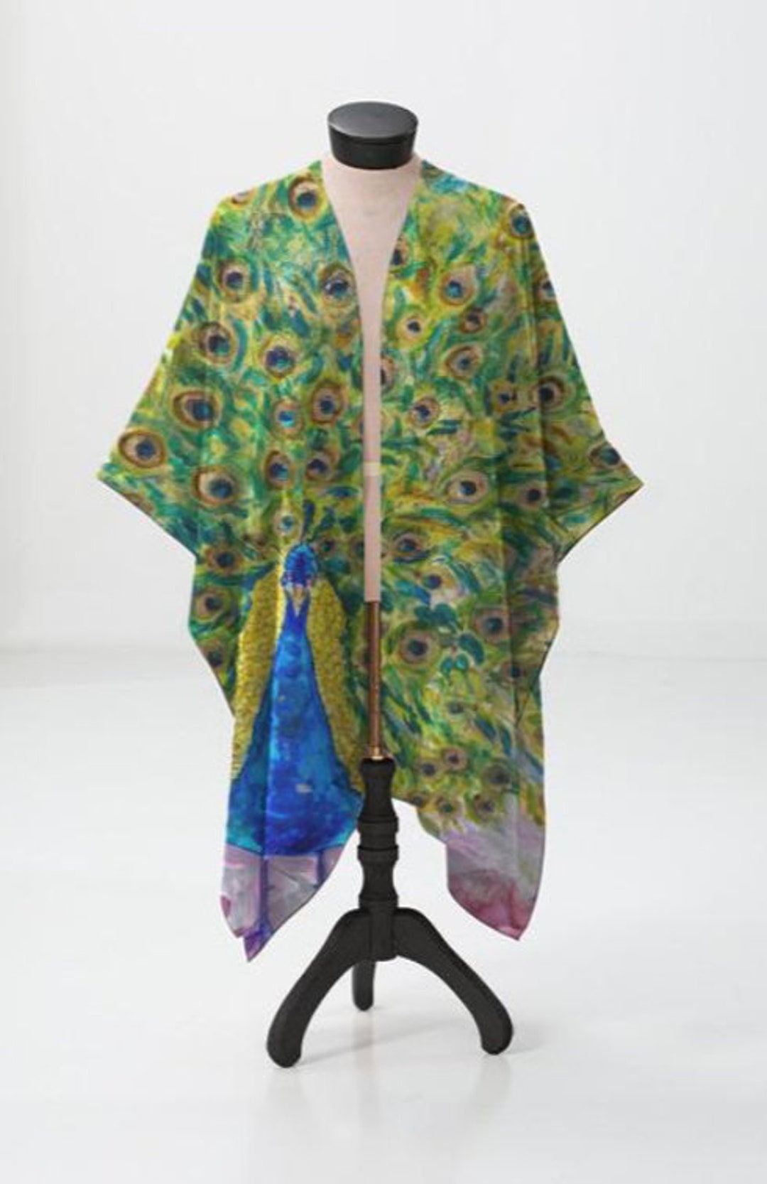 PEACOCK WORSHIP WEAR Prophetic Dance Covering Artsy Wrap Robe - Etsy