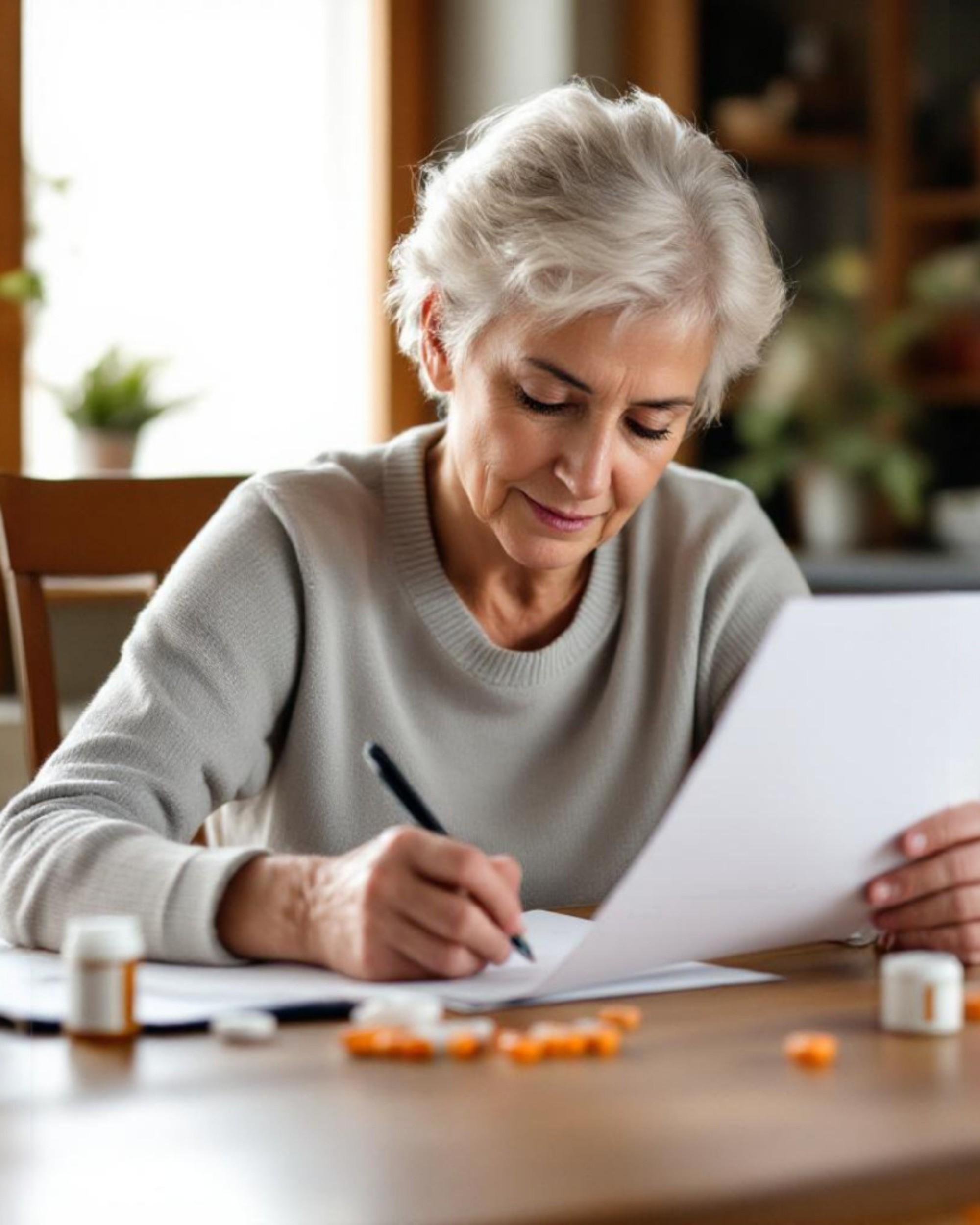 Daily Medication Intake Log Printable | Medication Tracker for Seniors ...