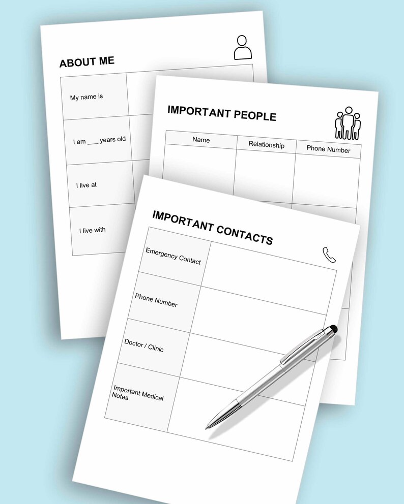 Daily Routine & Orientation Pages for Dementia and Memory Support ...
