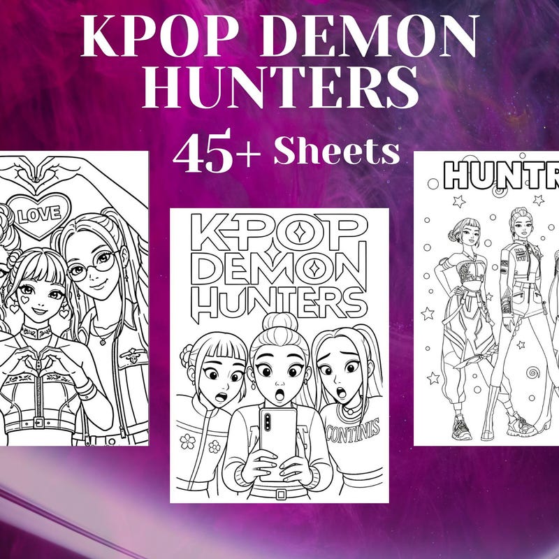 Kpop Colouring Birthday - Etsy UK
