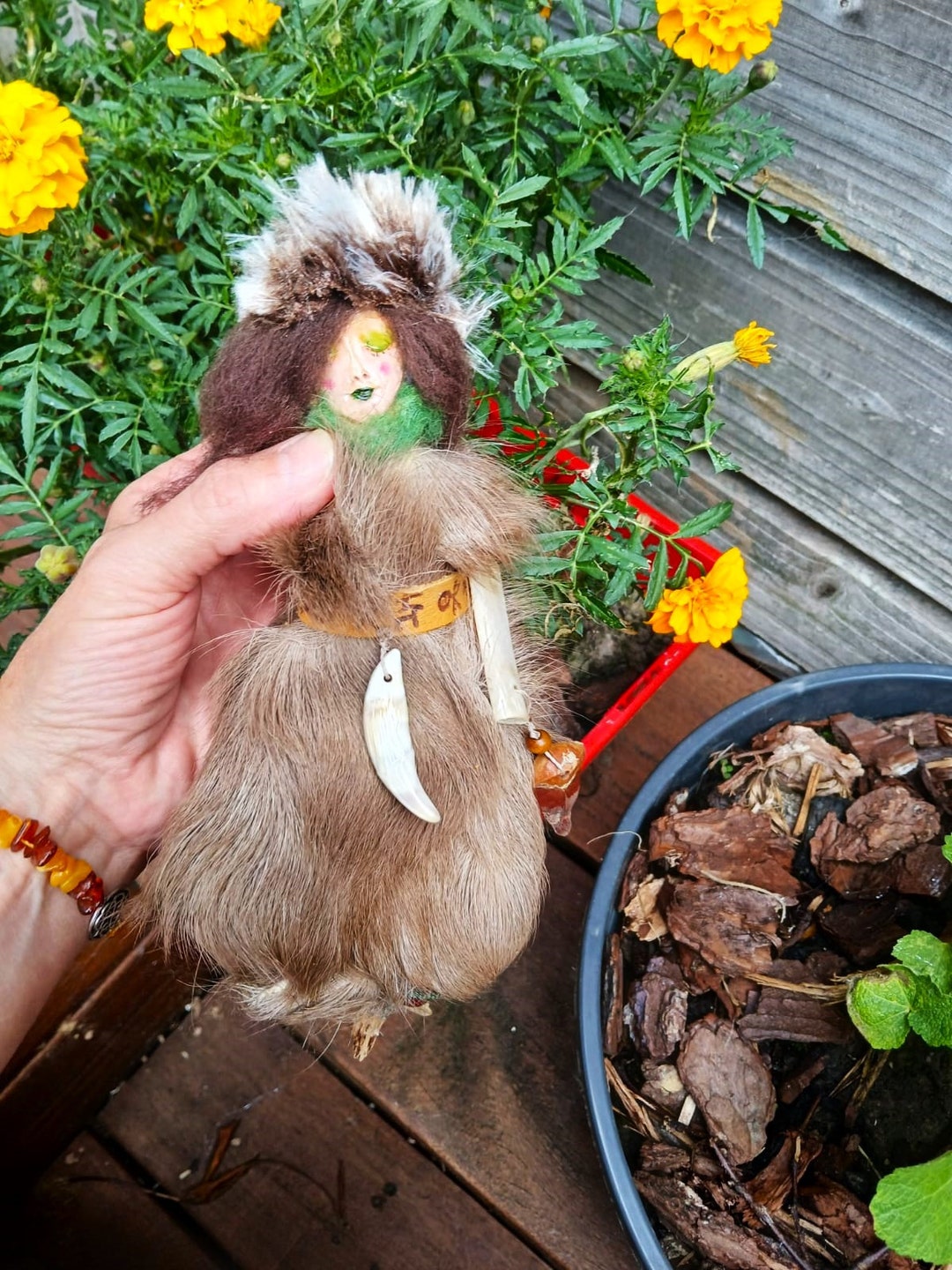 Sami Goddess Saaraahka Prayer Doll,children,women,soul Doll,natural ...