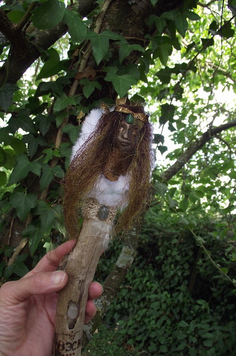 Slavic Goddess Vesna Soul Doll Wand Magic Pagan Divine - Etsy