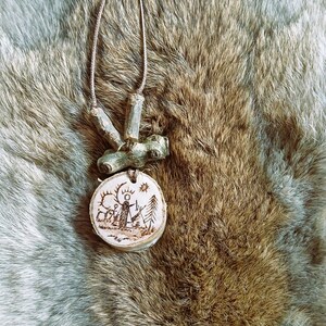 Sami Shaman Necklace Pagan, Norse, Lapland, Ethnic, Goddess, Natural ...