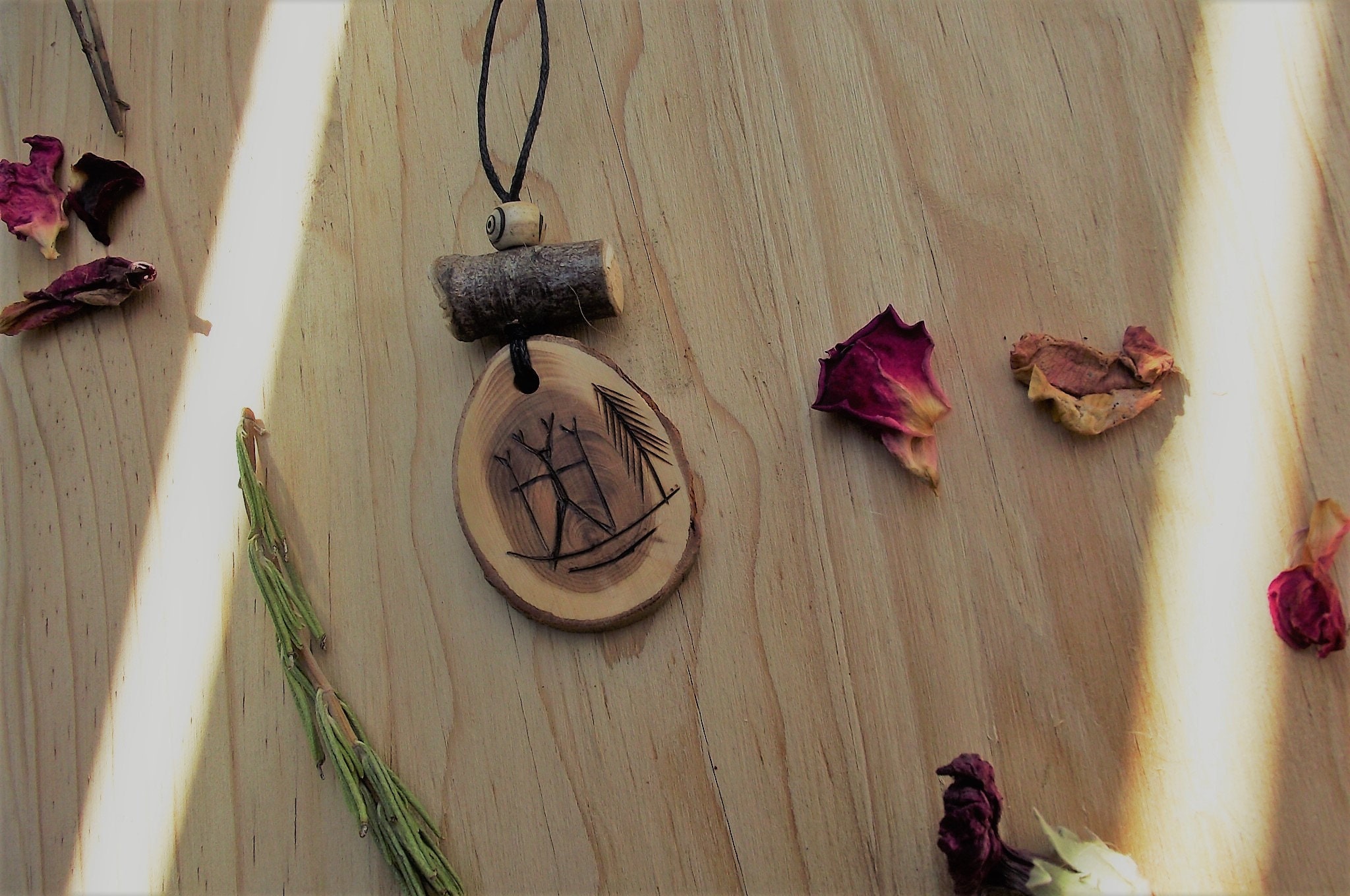 Horned God Tribal Amulet - Pagan Jewelry- Norse , Nature God, Woodland ...