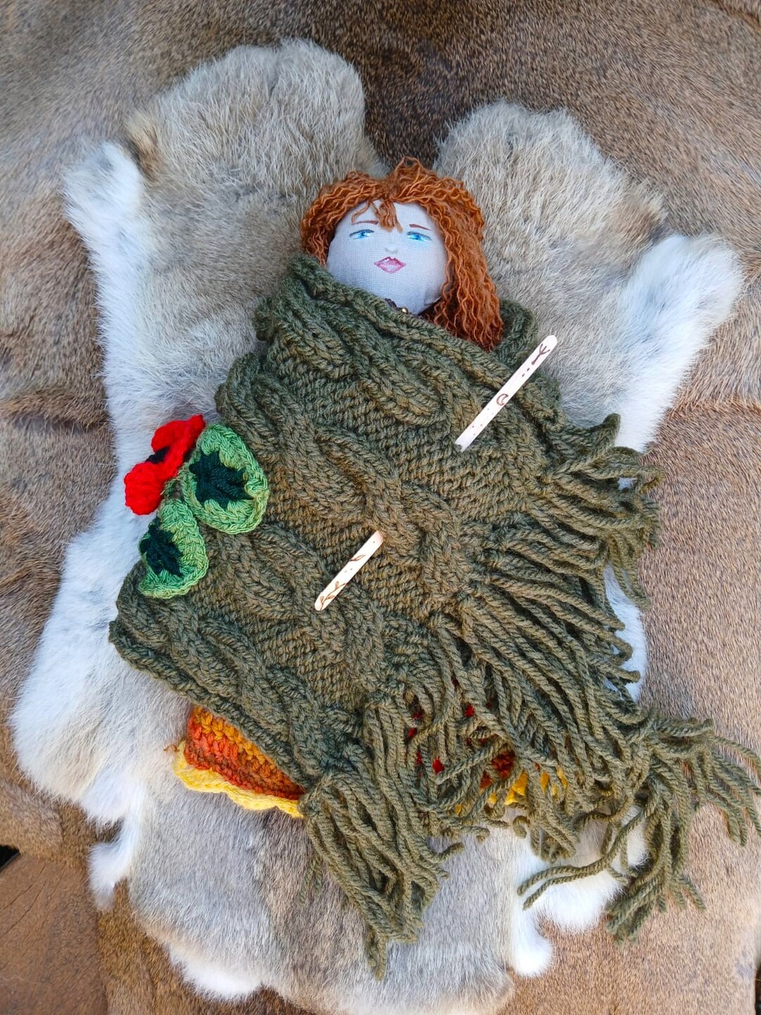 Celtic Goddess Damara Light Doll ©,fairy Queen,prayer Doll, Handmade ...