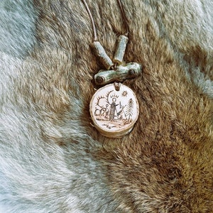 Sami Shaman Necklace Pagan, Norse, Lapland, Ethnic, Goddess, Natural ...