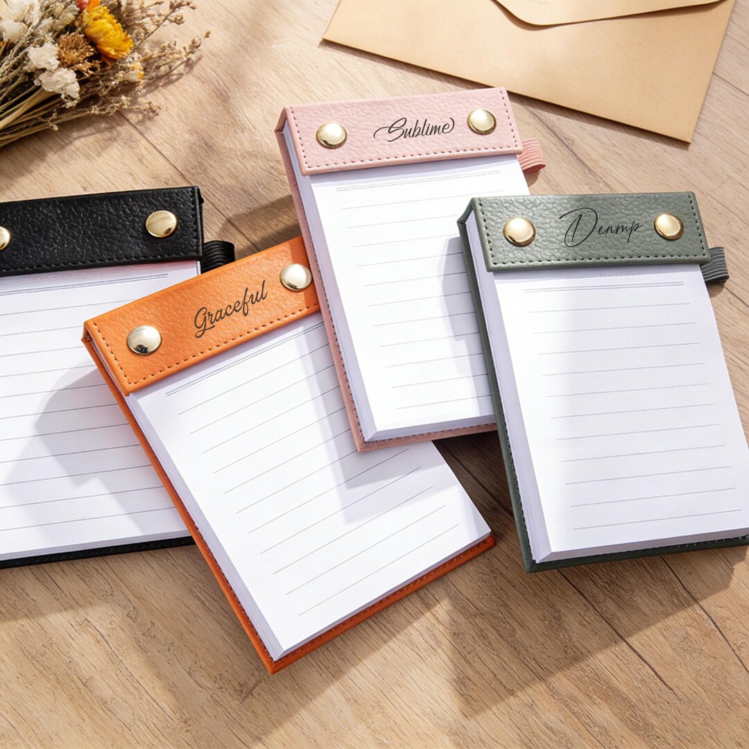 Personalized A6 Tear off Notepad, Custom Name Memo Pad, Pocket to Do ...
