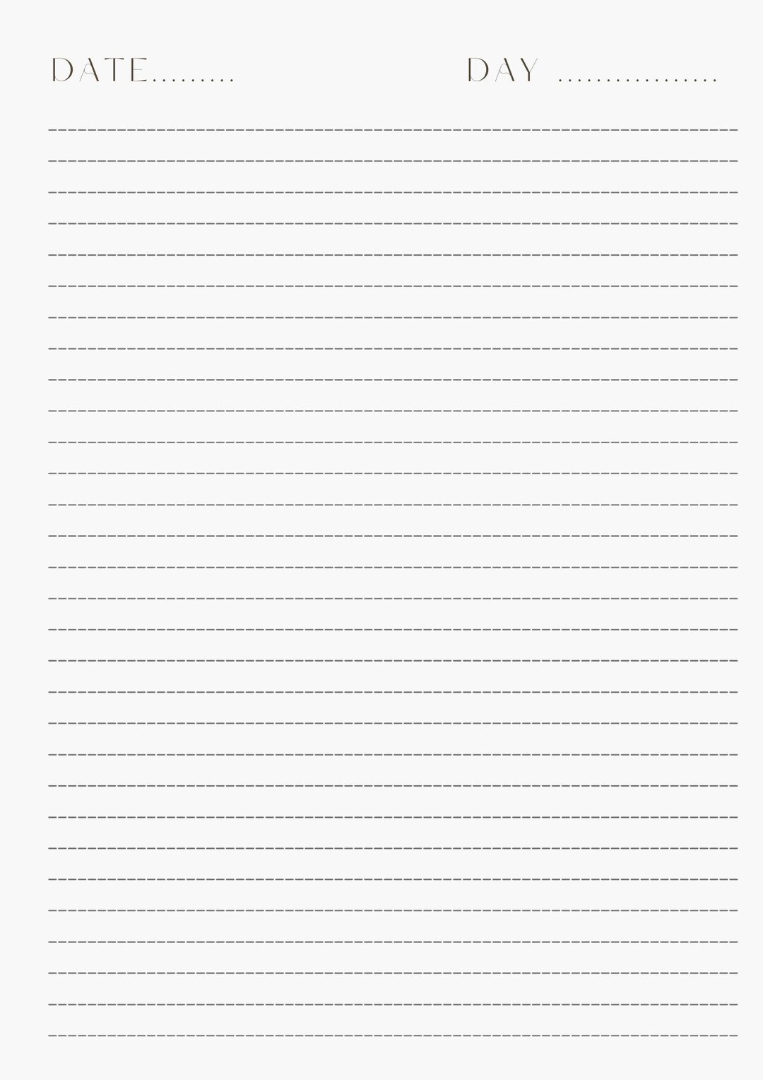 Dotted Notebook Pages | Minimal Dot Grid Journal Paper (digital ...