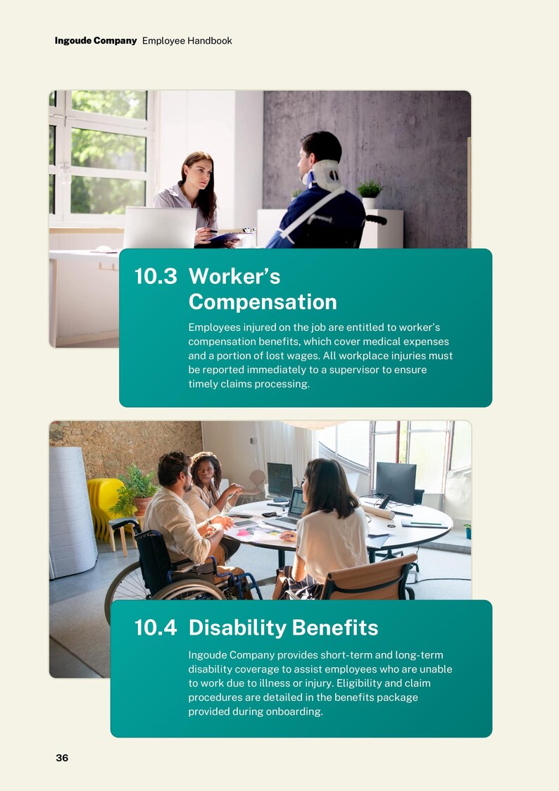 HR Handbook and Training Guide | New Hire Welcome Packet | Canva ...