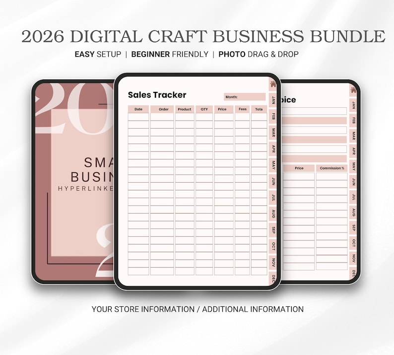 Digital Business Planner, Goodnotes iPad Organizer for Small ...