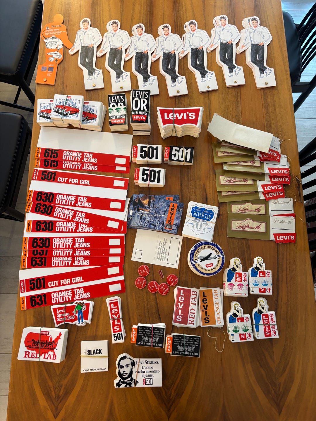 Levi’s Vintage Promotional Material Lot – Stickers, Paper Ephemera ...