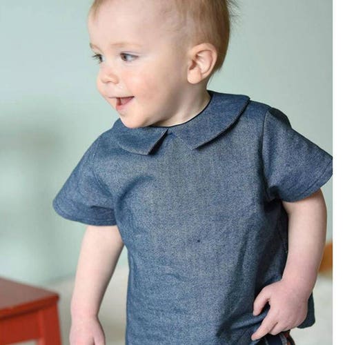 Baby Shirt/blouse Pattern Sewing Easy Toddler Baby Girl and - Etsy