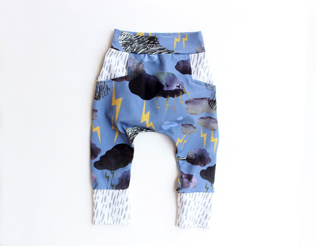 Knit Jersey Pants Pattern | Newborn -10yrs | STORMY Boy Girl Harem ...