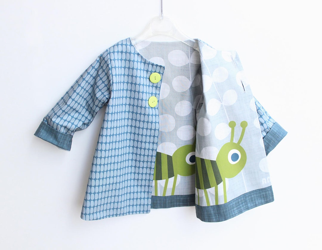 ANTS in the JACKET Girl Baby Girl Jacket Pattern Pdf Sewing, Inseam ...