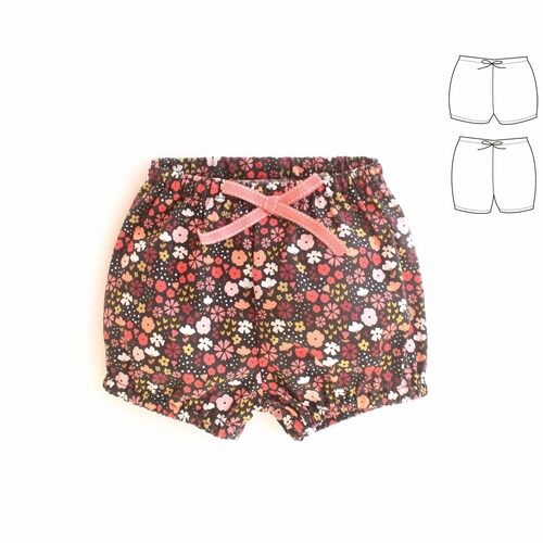 TEATIME Girl Baby Girl Shorts Bloomers Pattern Pdf Sewing - Etsy Australia