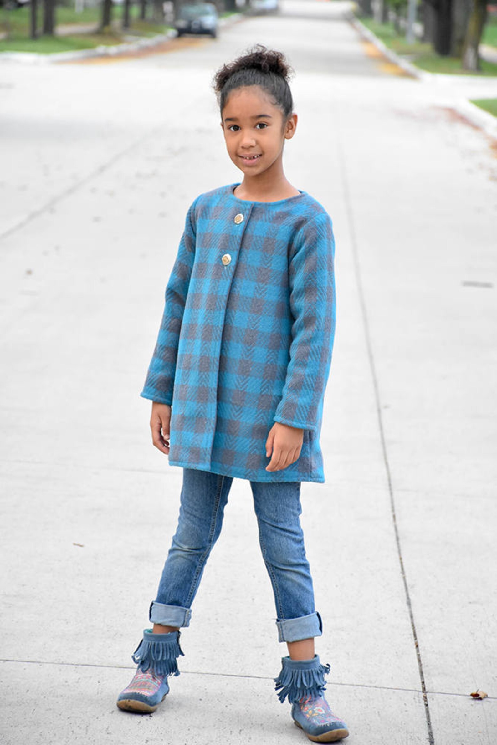 ANTS in the JACKET Girl Baby Girl Jacket Pattern Pdf Sewing - Etsy