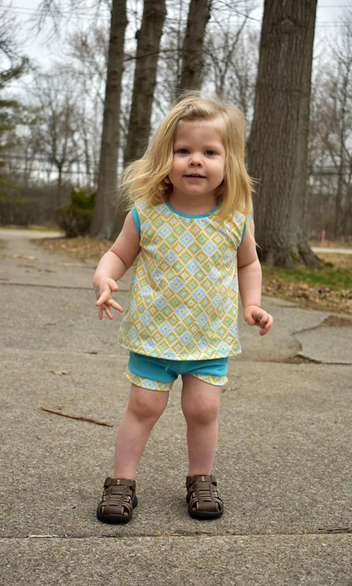 Girl Baby Girl Shorts sewing pattern Pdf SPRINKLE Jersey Knit | Etsy