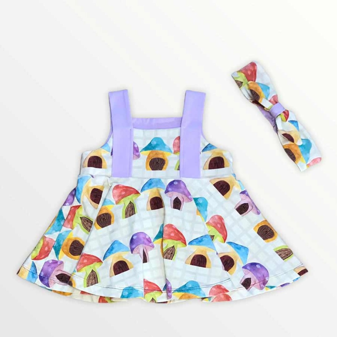 AIRY Girl Dress Top Sewing Pattern Pdf, Knit, Newborn up to 10 Years - Etsy