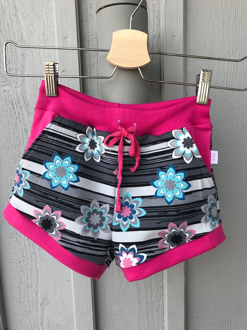 Girl Baby Girl Shorts sewing pattern Pdf SPRINKLE Jersey Knit | Etsy